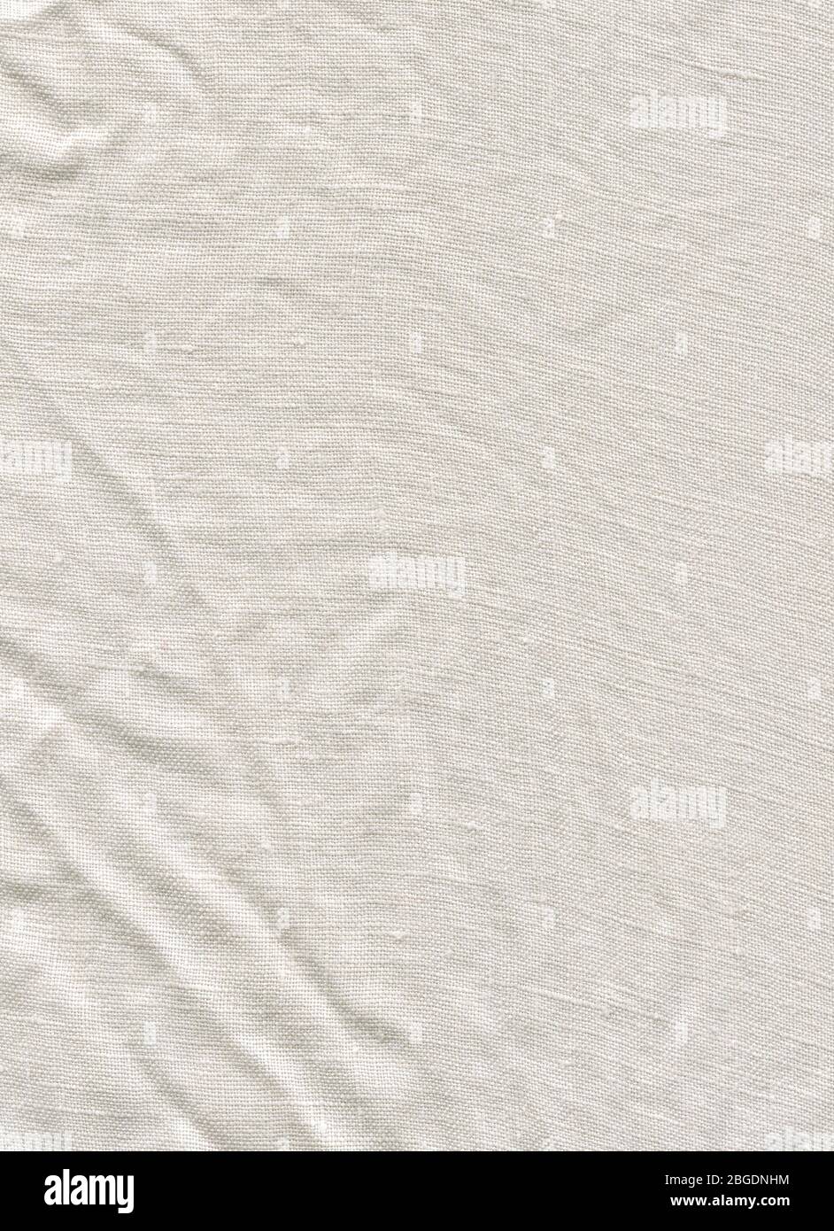 White linen canvas. White fabric texture. Natural linen white ...