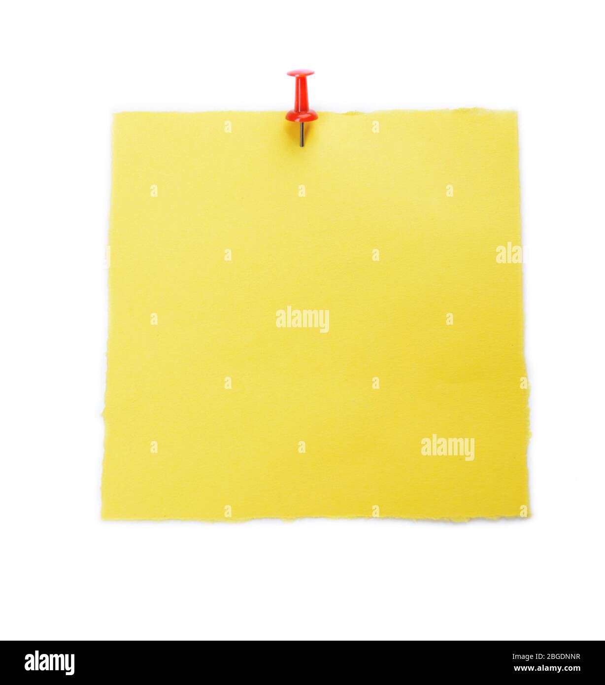 Empty paper sheet isolated on white Stock Photo - Alamy