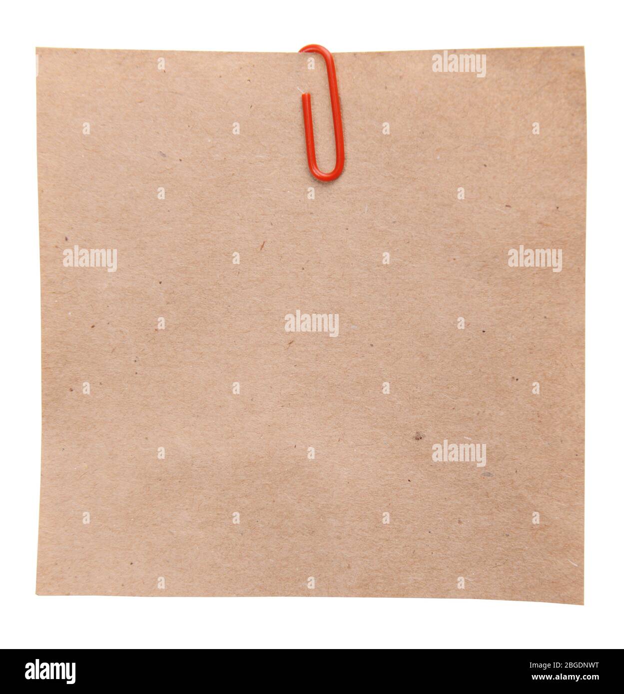 Empty paper sheet isolated on white Stock Photo - Alamy