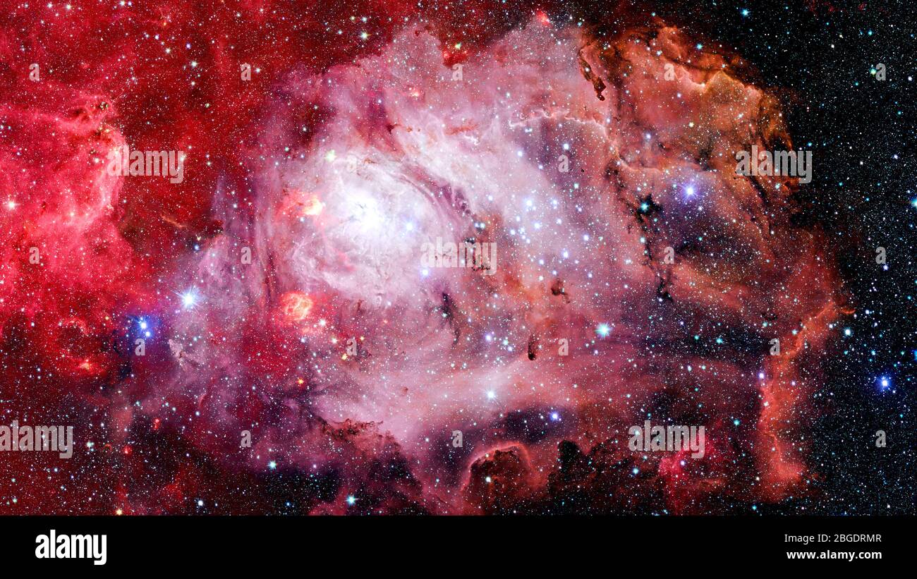 Spiral galaxy. Elements of this image furnished by NASA Stock Photo - Alamy