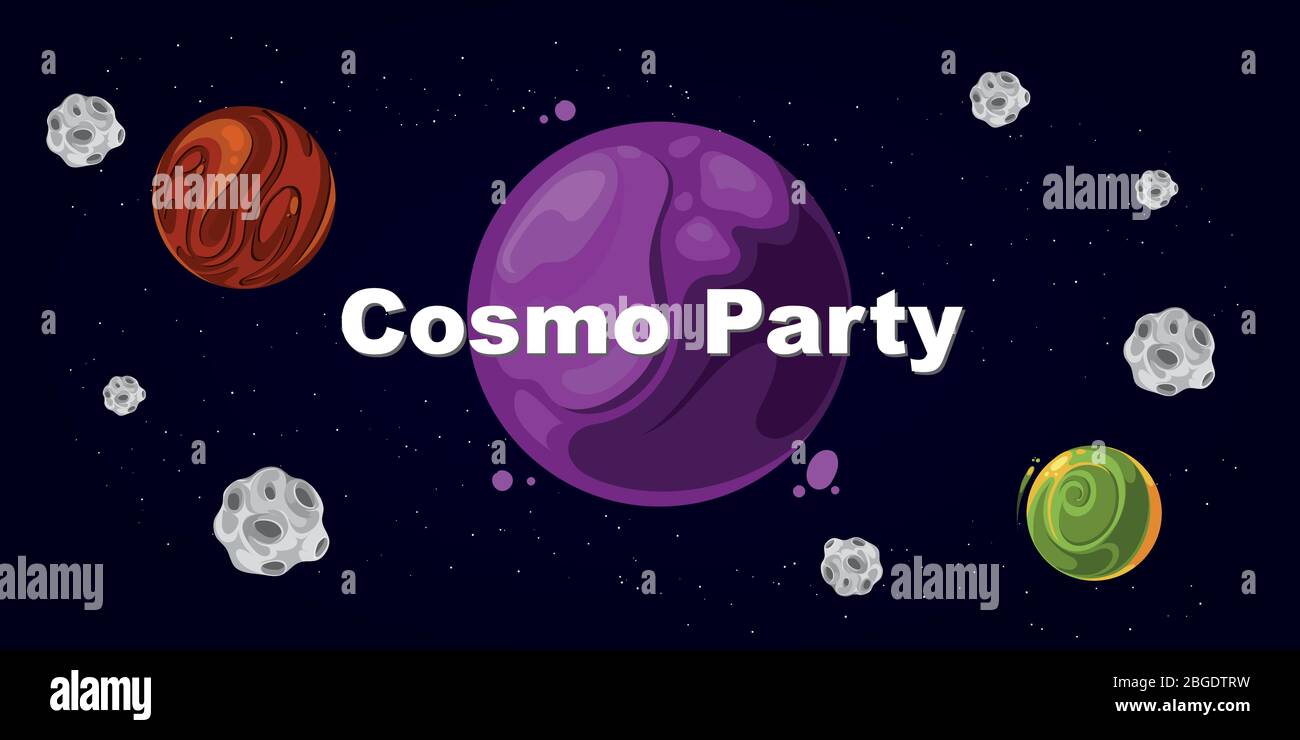 Flyer for party, cosmo party Stock Vector Image & Art - Alamy