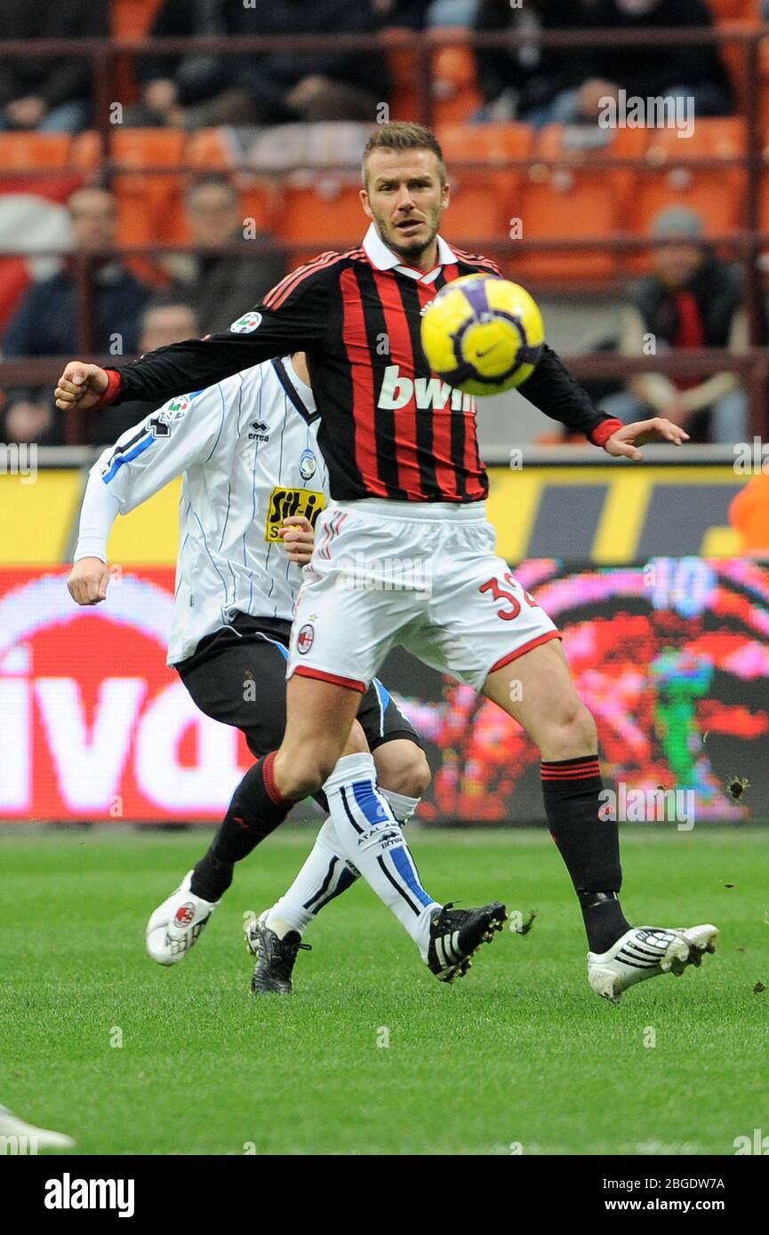 David beckham ac milan atalanta hi-res stock photography and images - Alamy
