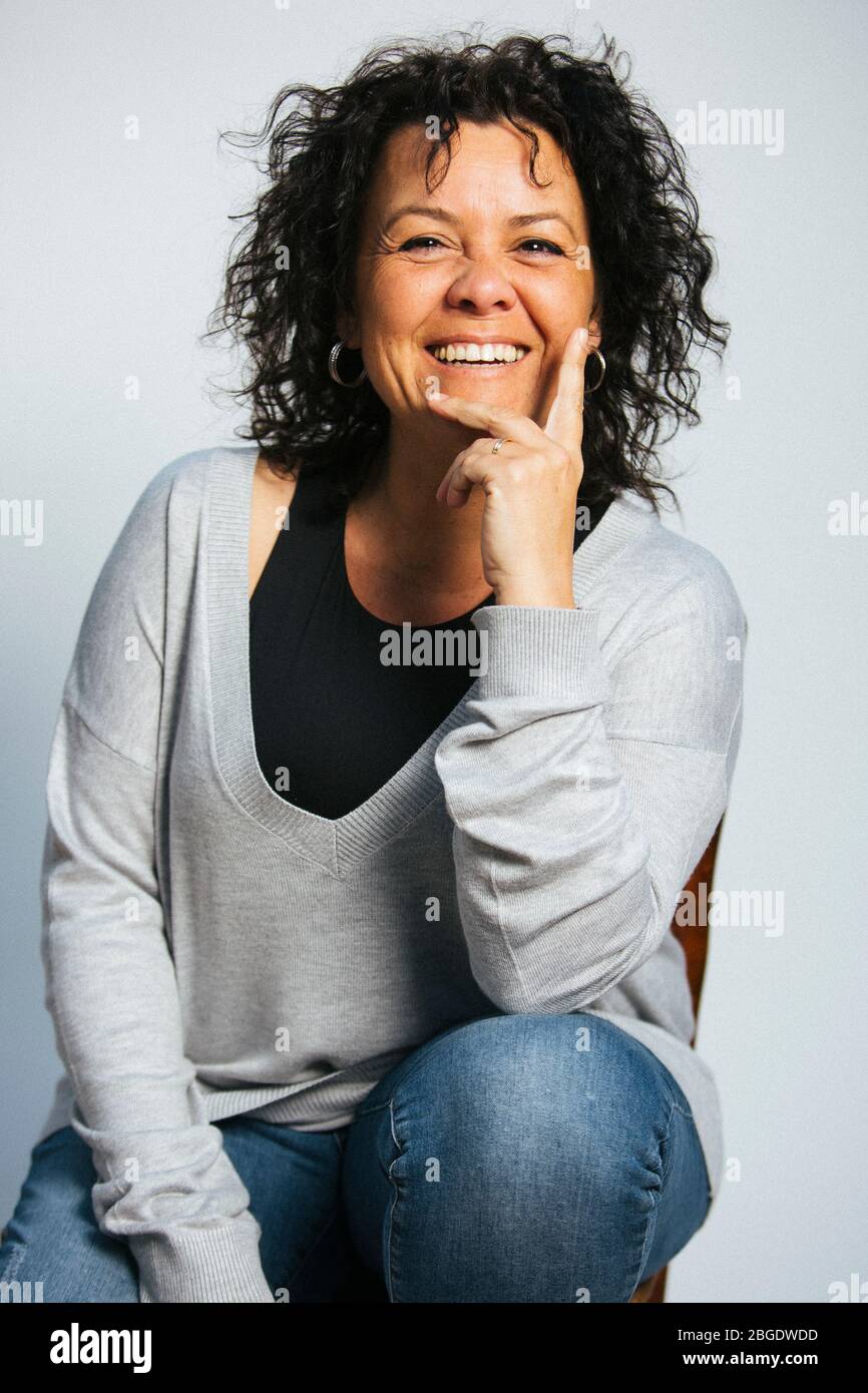 Female 40 years old hi-res stock photography and images - Alamy