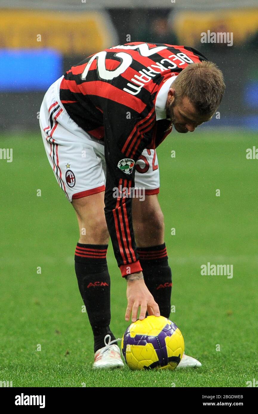 David beckham ac milan atalanta hi-res stock photography and images - Alamy