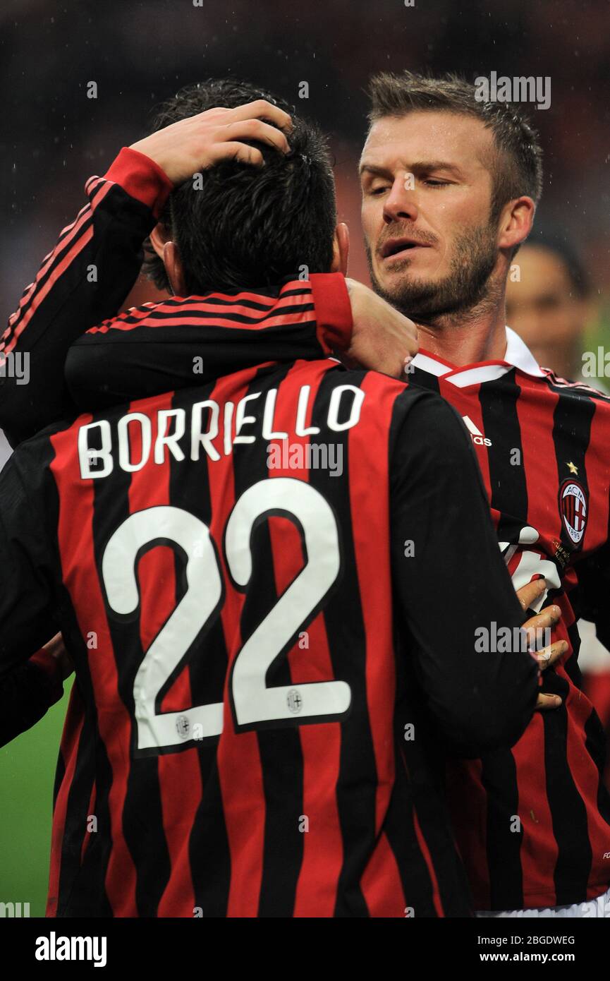 David beckham ac milan atalanta hi-res stock photography and images - Alamy