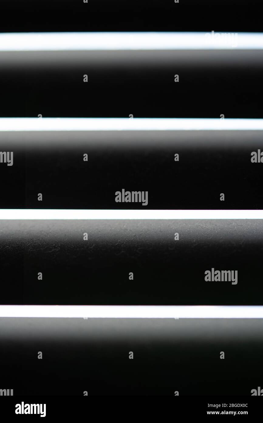 Industrial design window sunlight parallel lines shadows. Light and ...