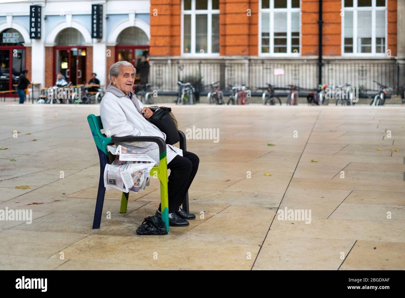 Elderly square hi-res stock photography and images - Alamy