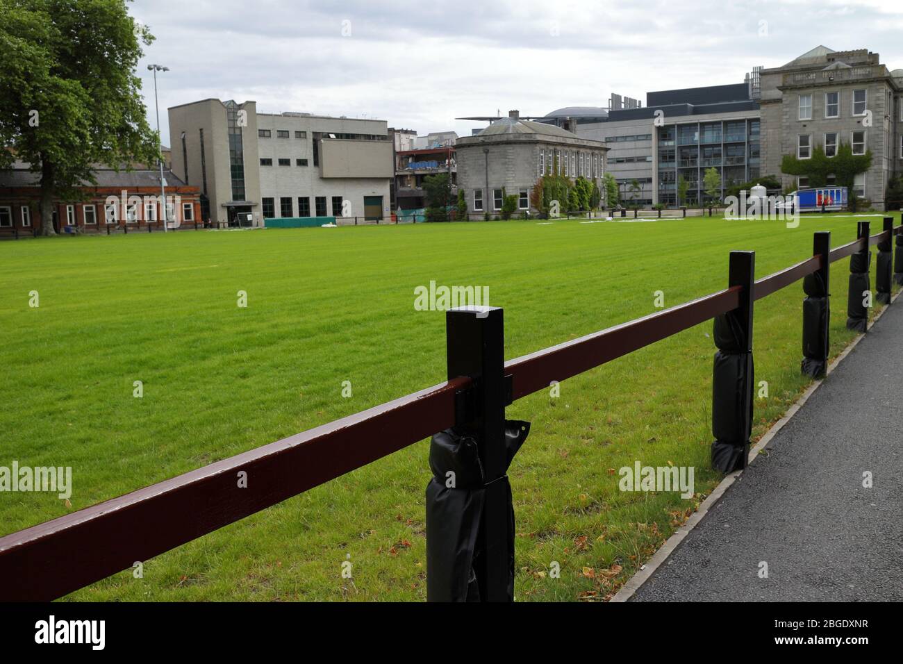 Dublin, Ireland - 06/27/2016: The Trinity College complex in Dublin ...