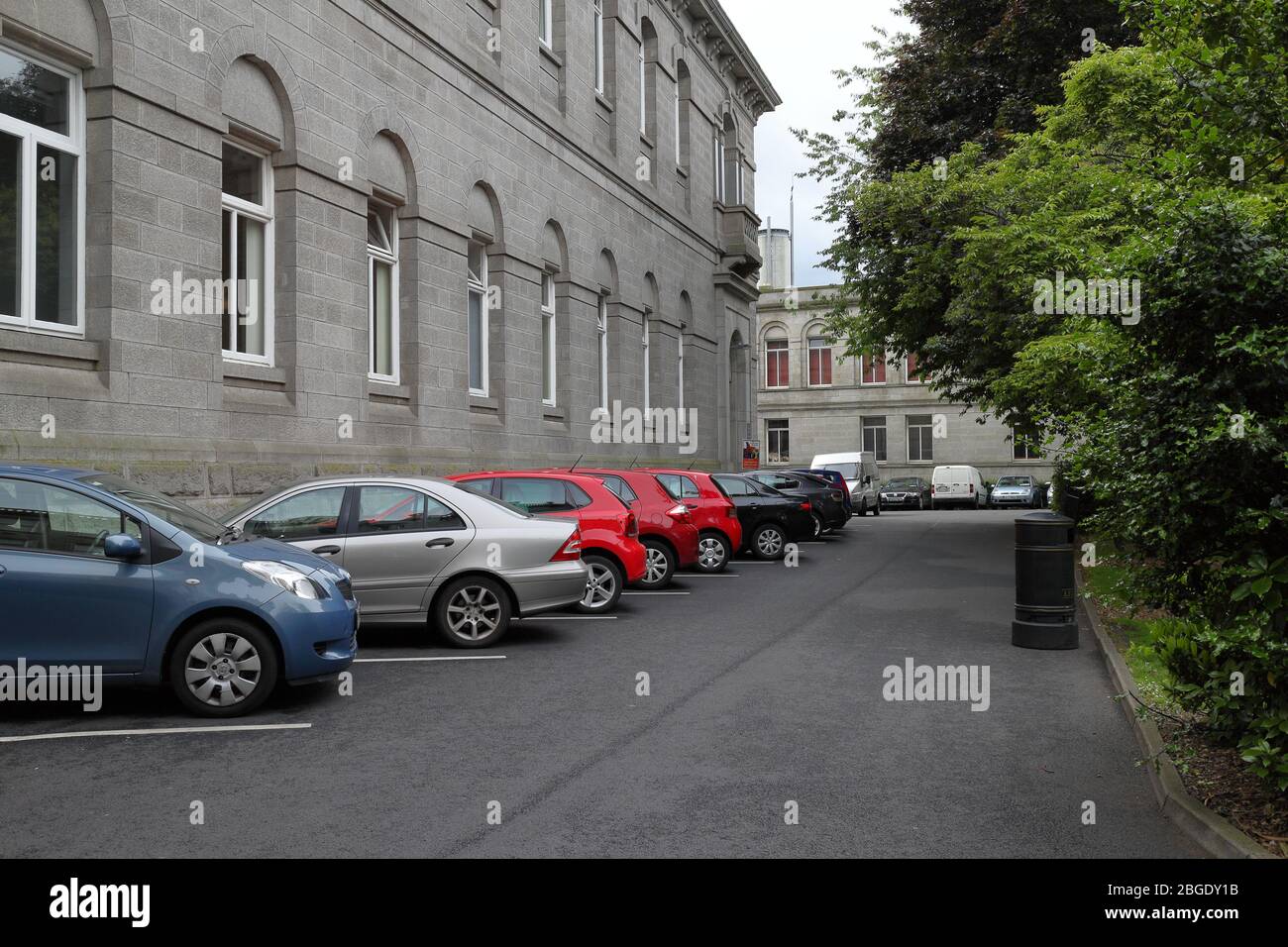 Dublin, Ireland - 06/27/2016: The Trinity College complex in Dublin ...
