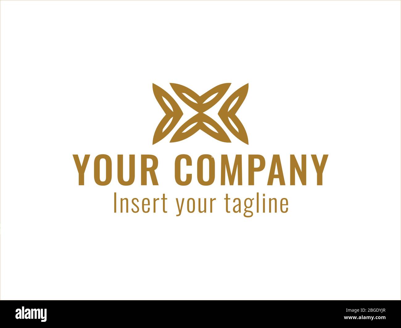 logo gold, design, golden, vector and abstract for commercial use. We ...