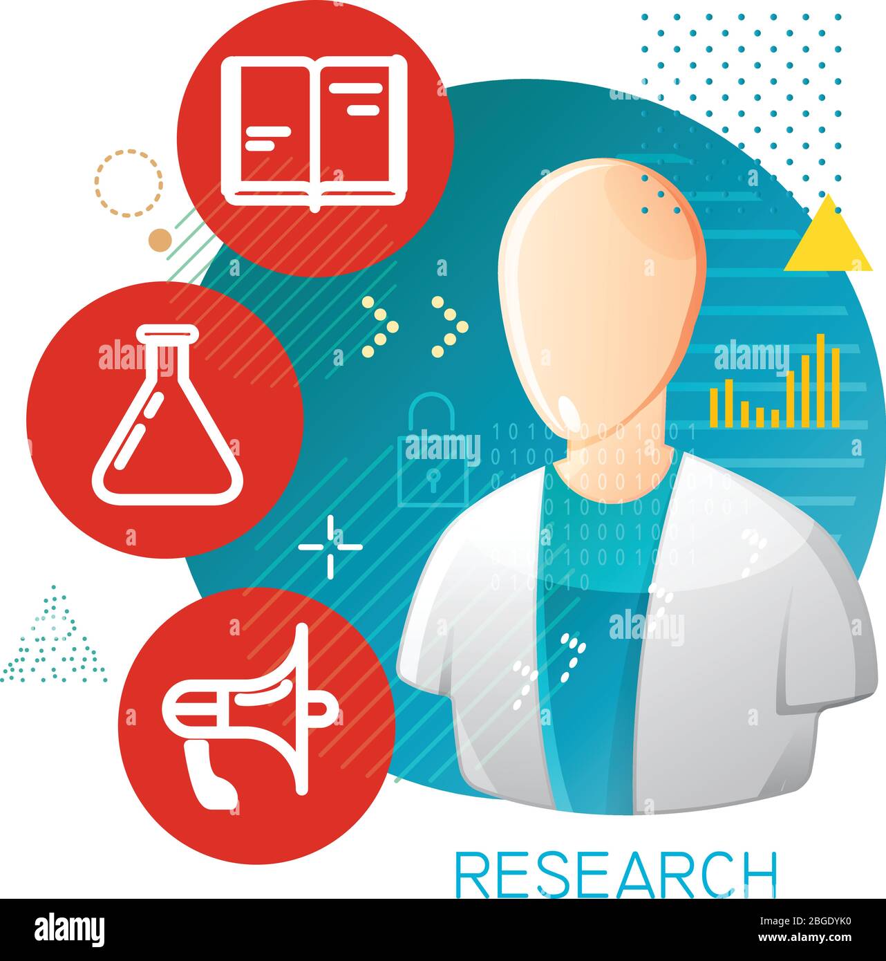 Applied Research Illustration as EPS 10 File Stock Vector Image & Art ...