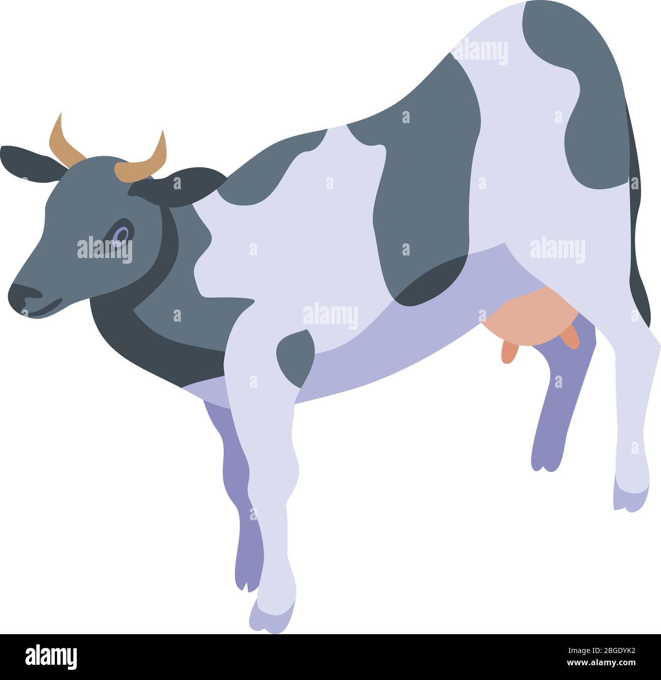 Breed cow icon, isometric style Stock Vector Image & Art - Alamy