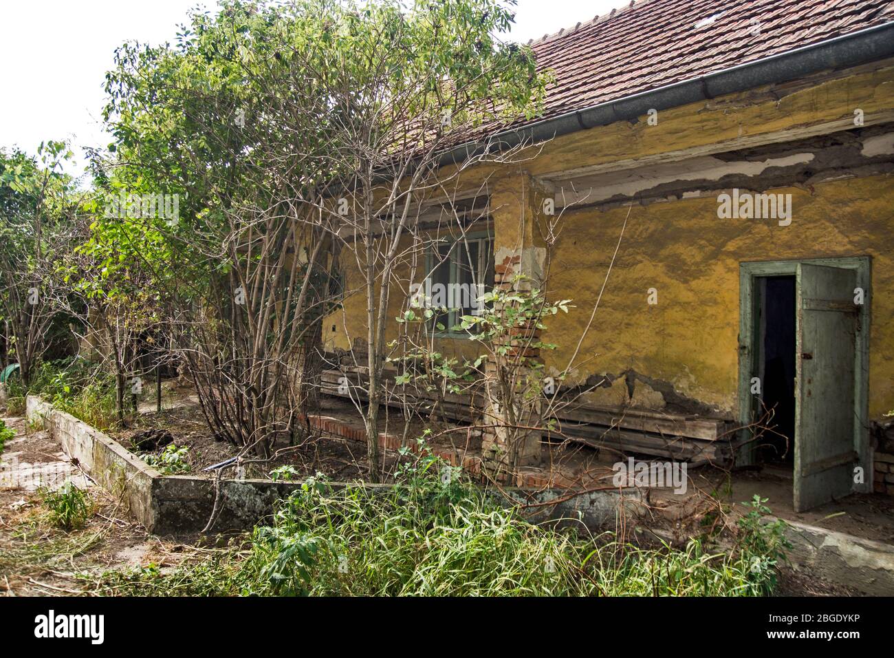 Old abandoned and ornate farm in Vojvodina Stock Photo - Alamy