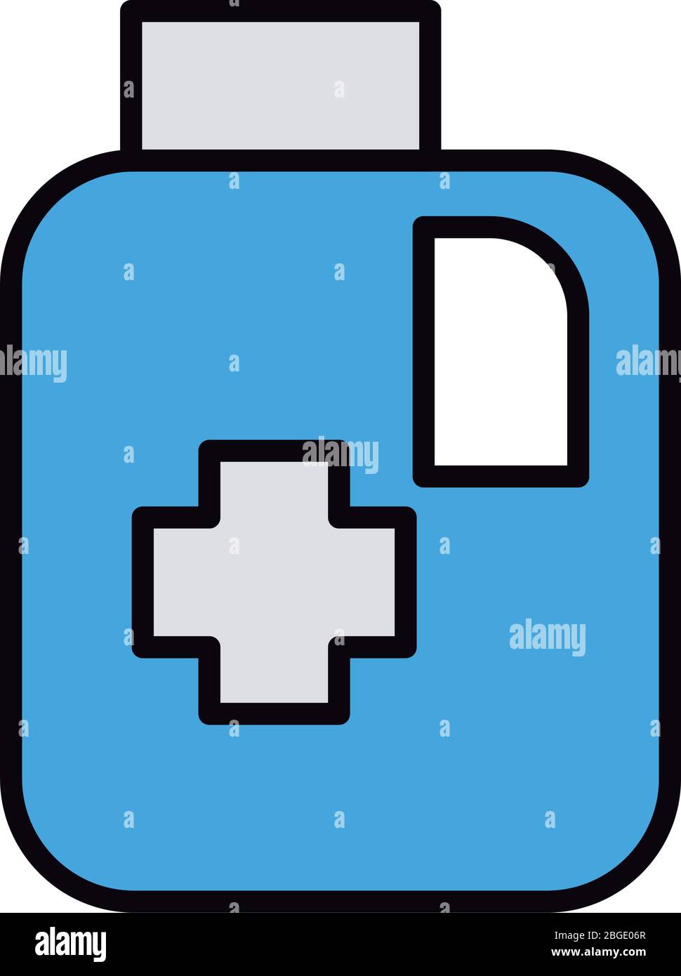 Alcohol sanitizer gel line Cut Out Stock Images & Pictures - Alamy