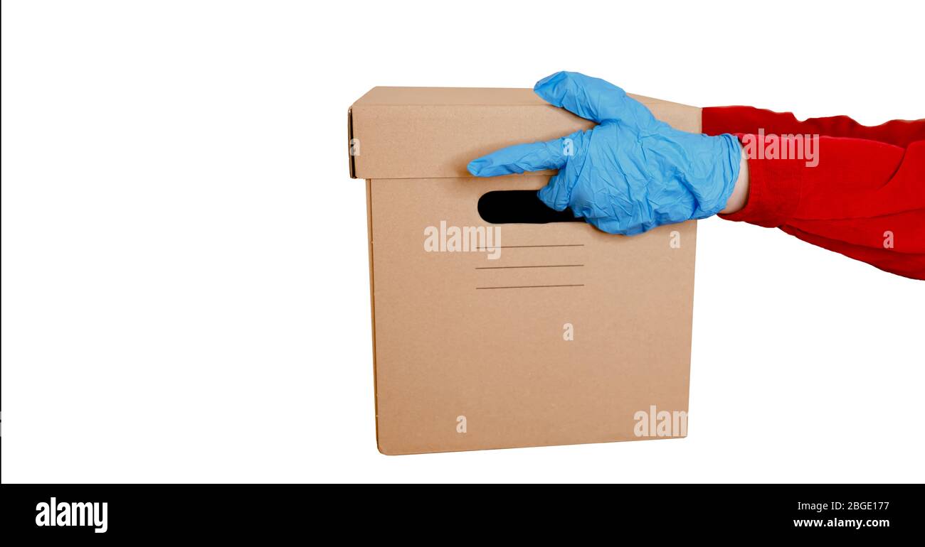 Shopping online with delivery service hi-res stock photography and ...