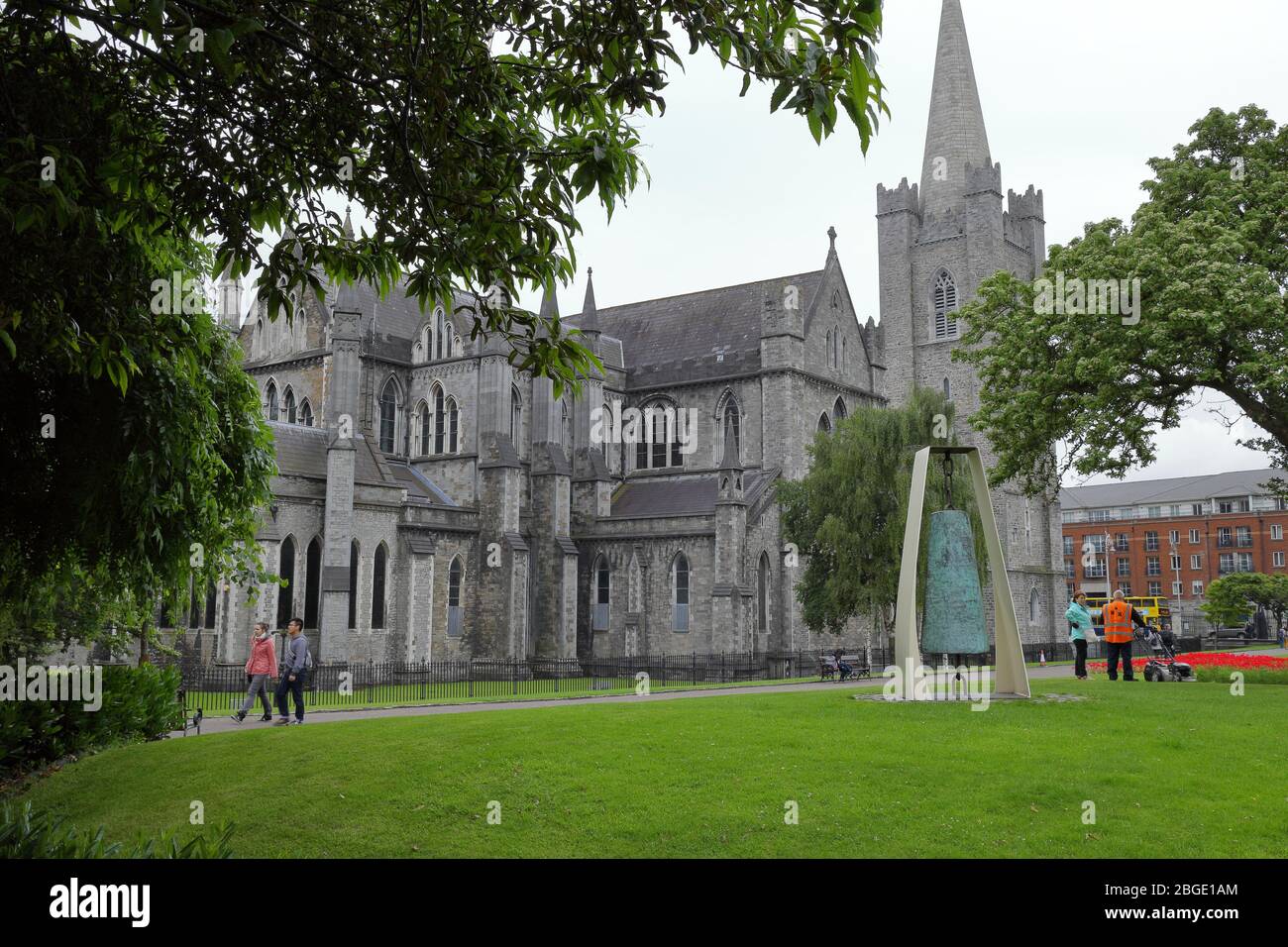 Dublin, Ireland - 06/27/2016: Gothic cathedrals in Ireland's capital ...