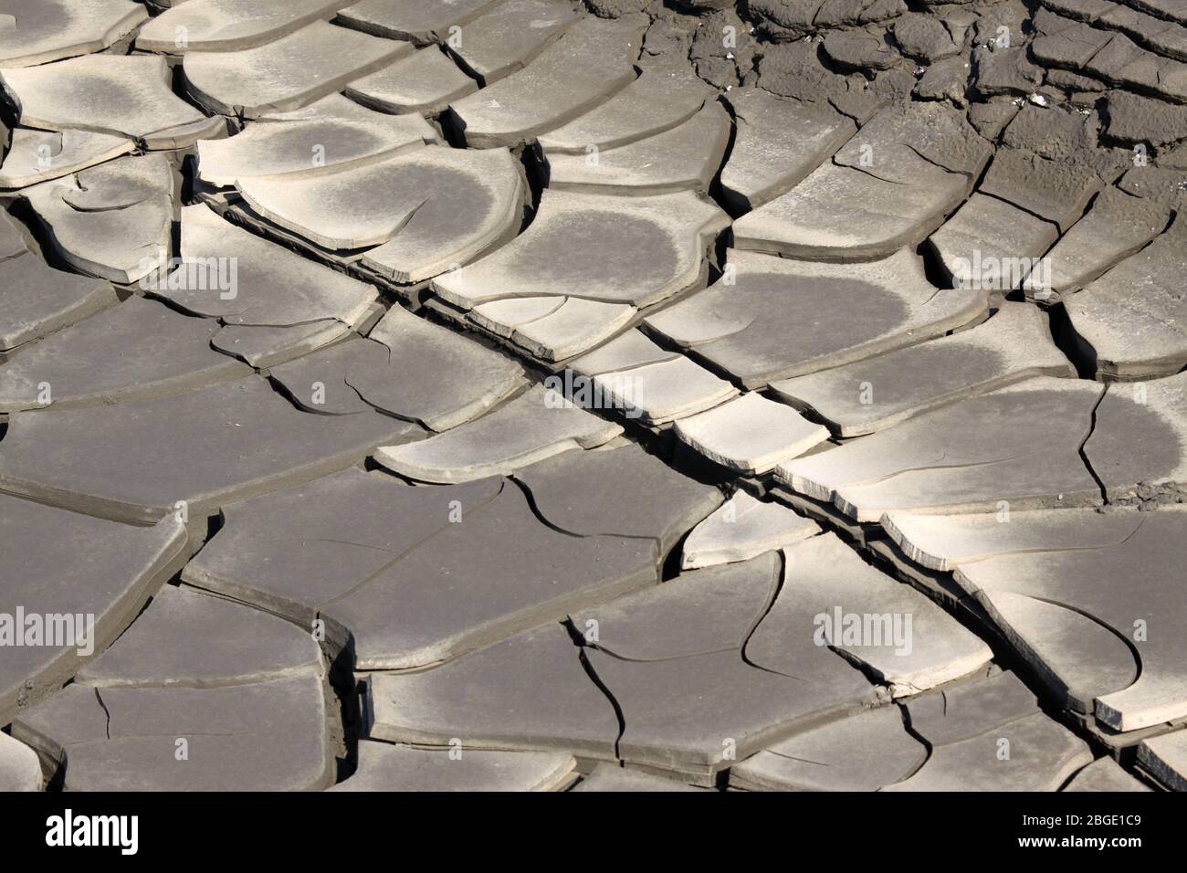 cracked land inrural areas, northern China Stock Photo - Alamy