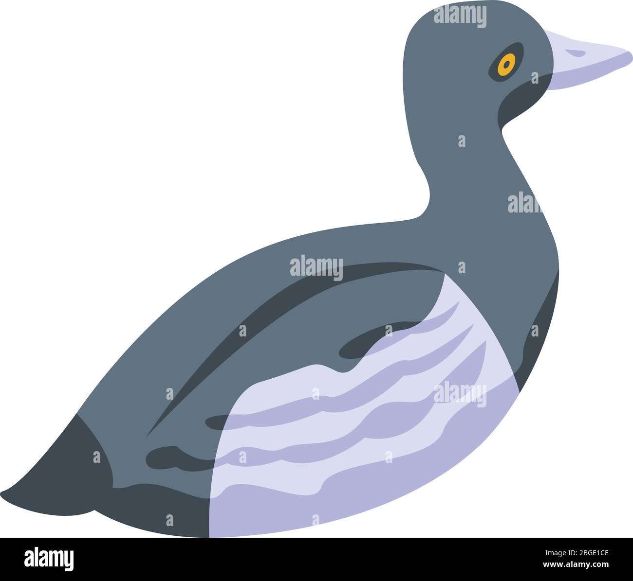 Black white duck icon, isometric style Stock Vector Image & Art - Alamy