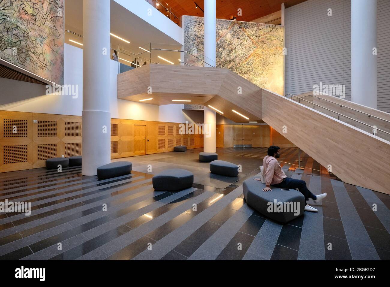 Foyer des Museum of Modern Art SFMOMA, San Francisco, Kalifornien, USA ...