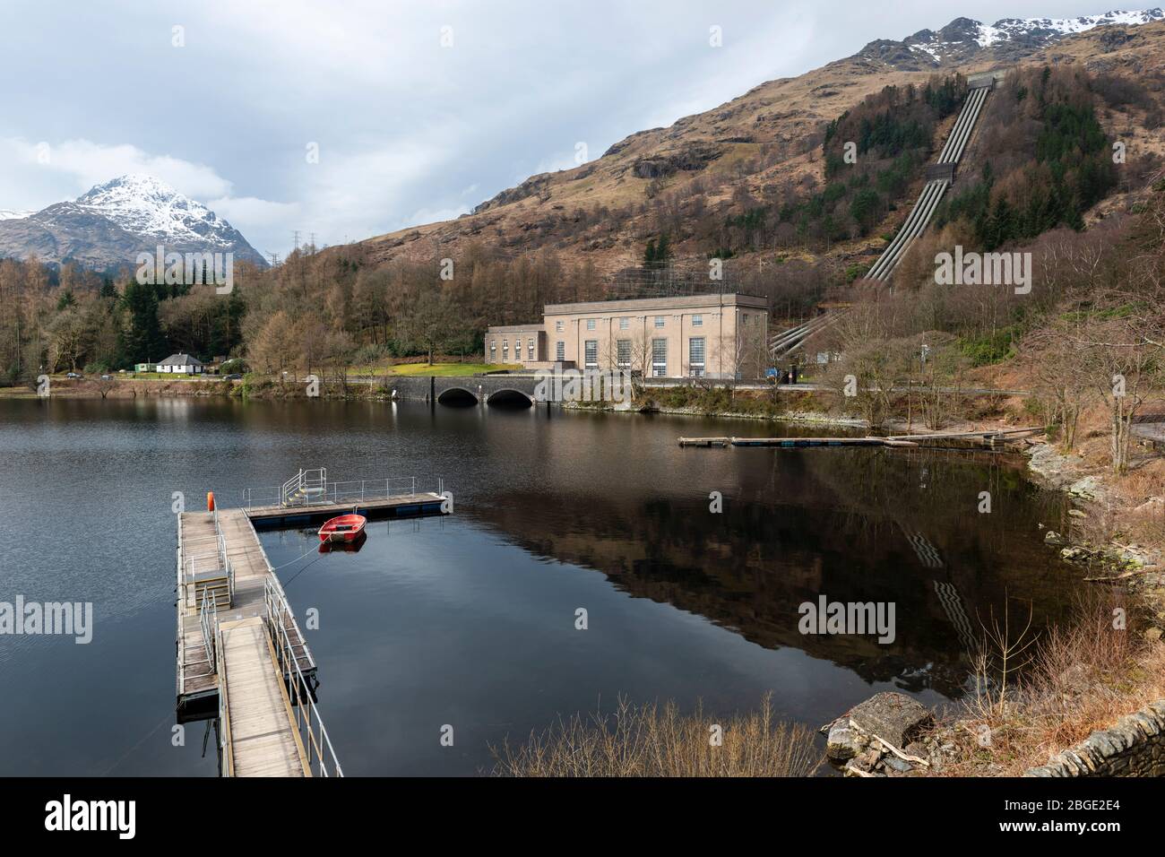 Scottish freshwater national park trossachs mooring hi-res stock ...