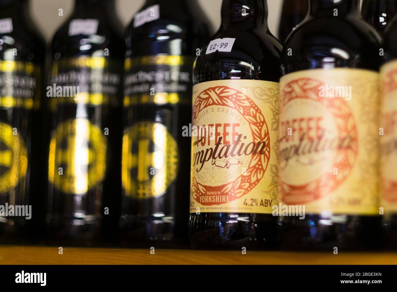 Sweet related beer, including Naylor's Brewery's 'Toffee Temptation ...