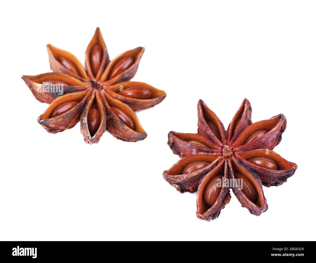 Beautiful anise, isolated on white Stock Photo - Alamy