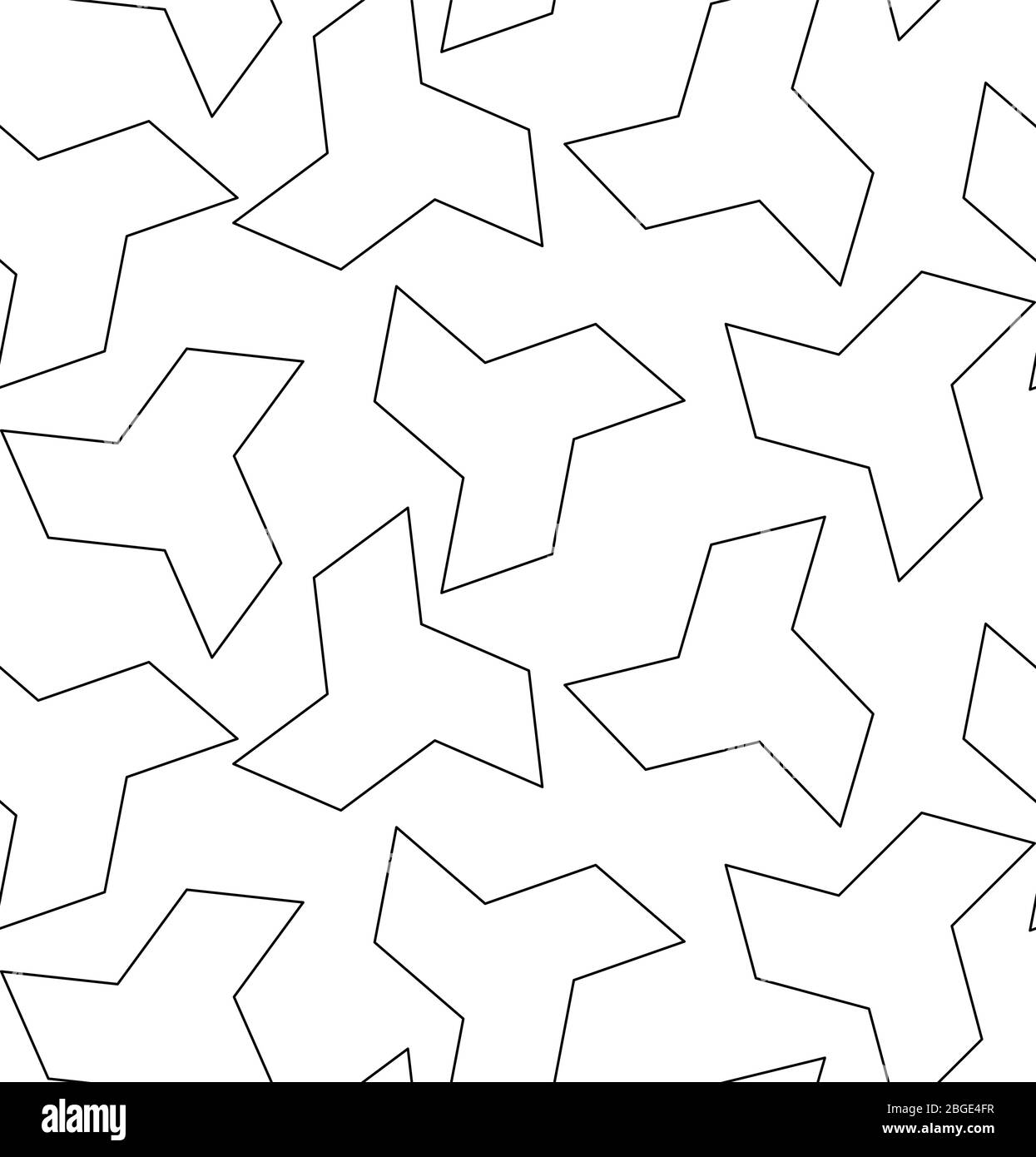 This is a illustration of Seamless Japanese pattern of shapes ...