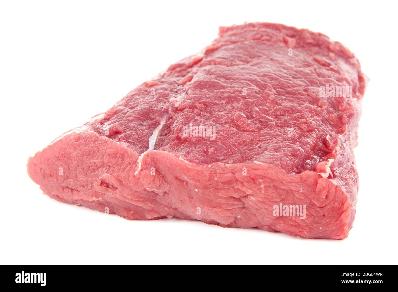 Raw beef meat isolated on white Stock Photo - Alamy