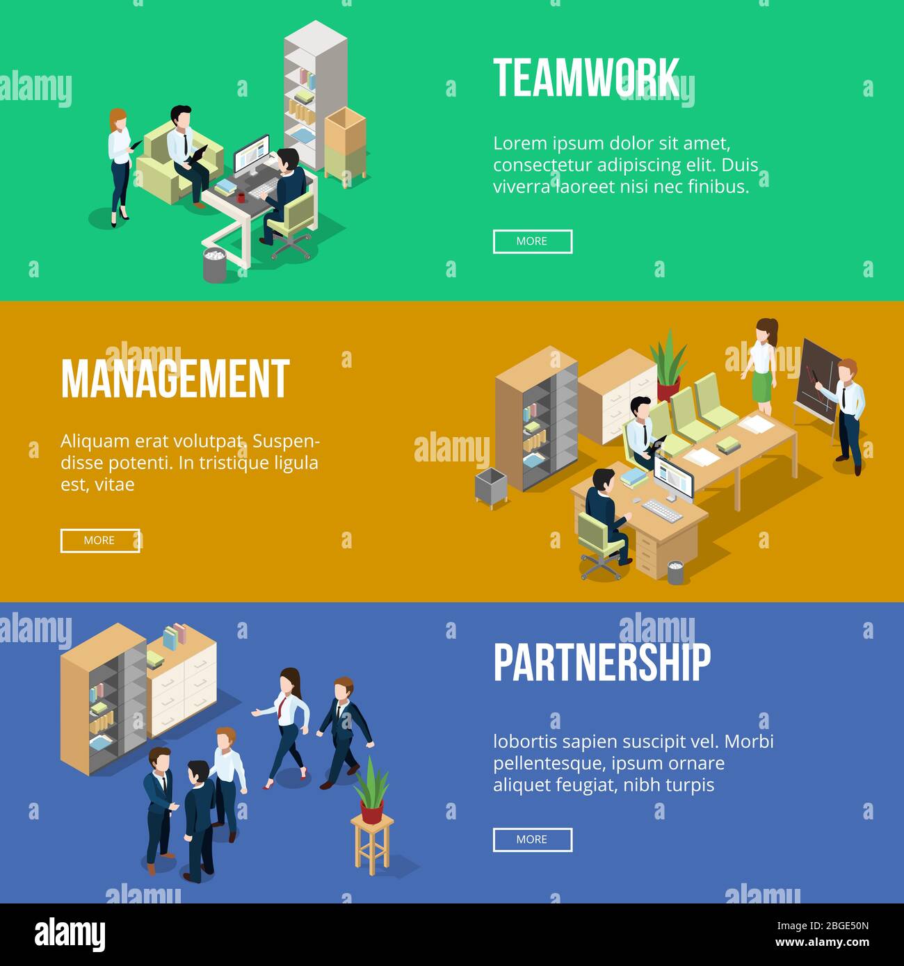 Peoples at work in his offices. Businessman workplace. Horizontal ...