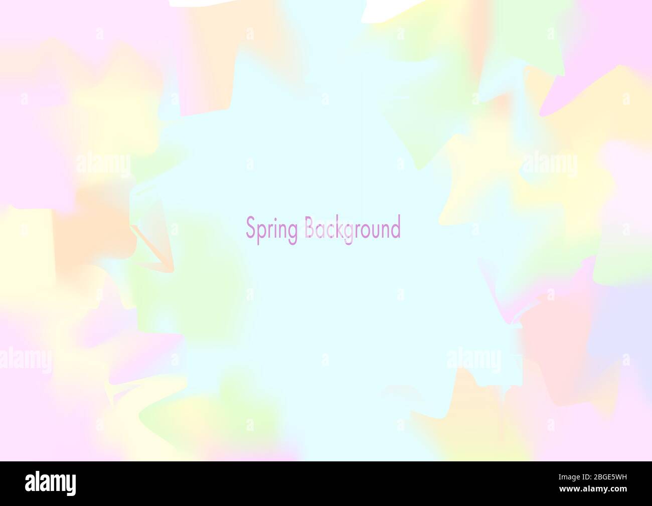 Spring abstract design background. Card for spring season with frame ...