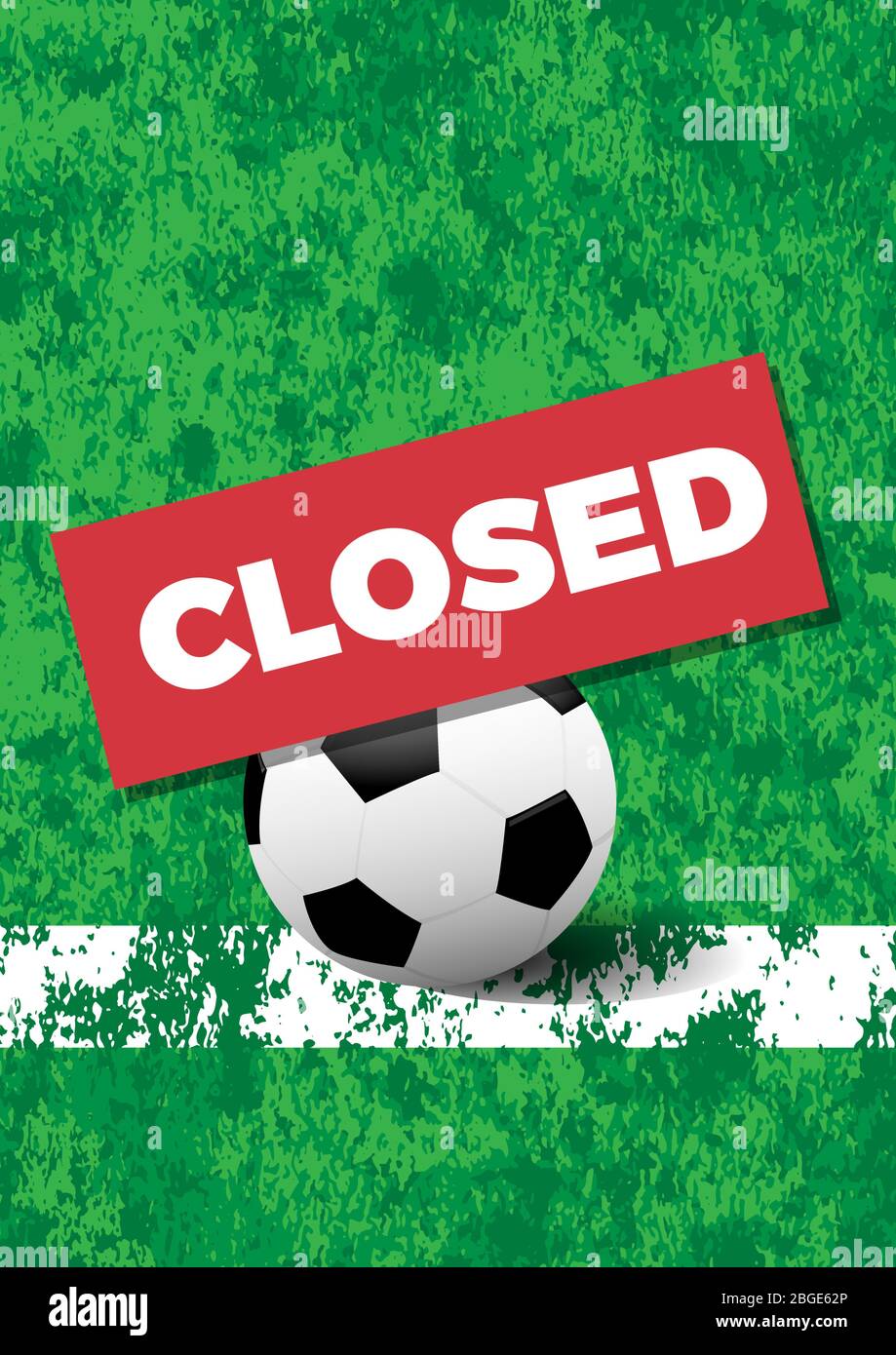 Canceled soccer Stock Vector Images - Alamy