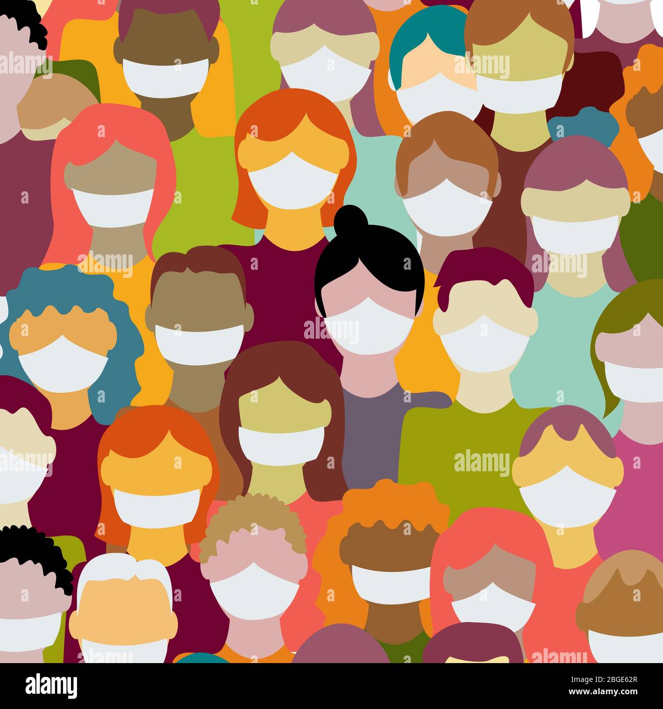 Overcrowded vector vectors hi-res stock photography and images - Alamy