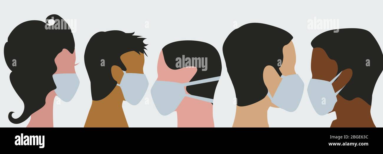 Crowd banner Stock Vector Images - Alamy