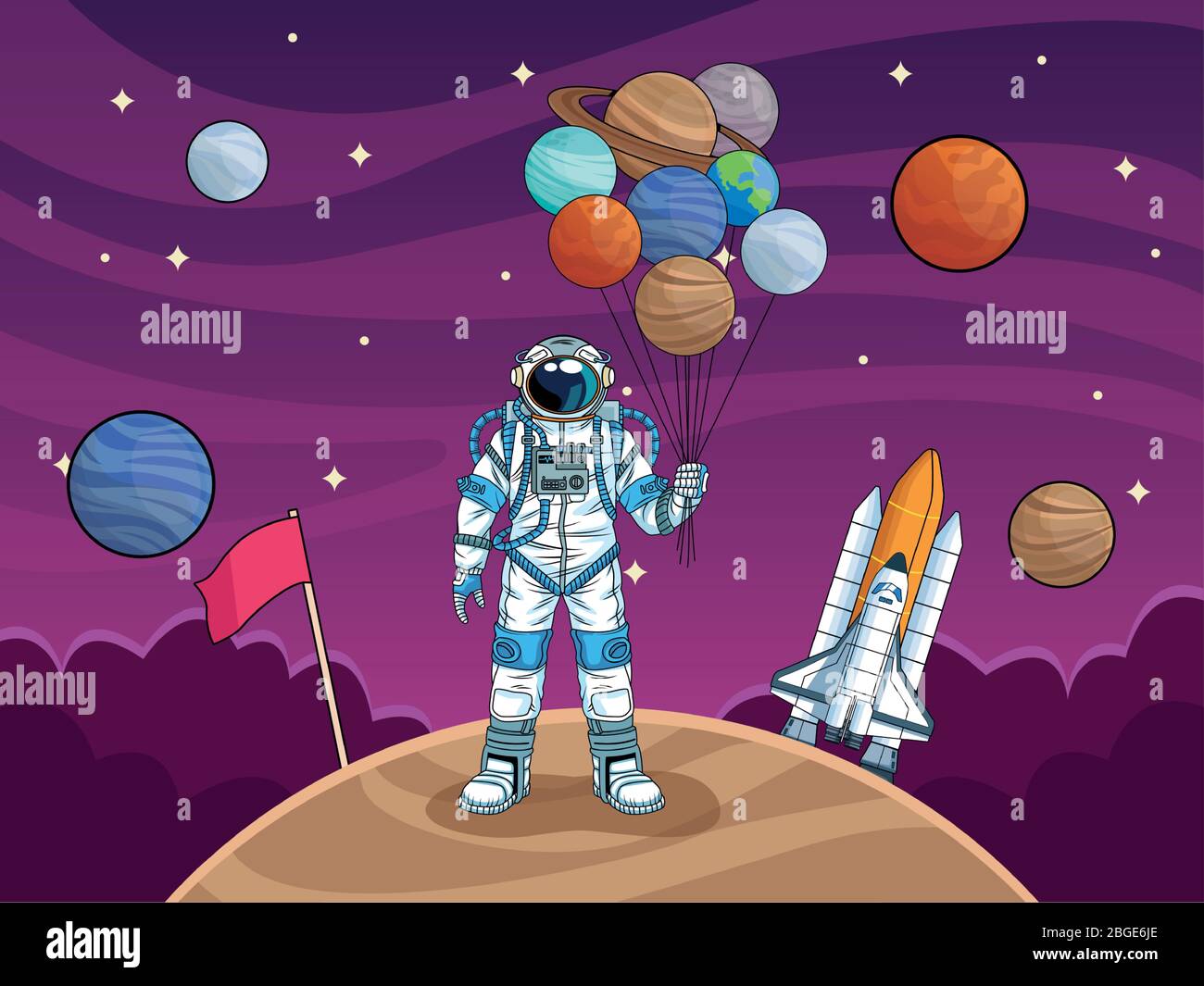 Jupiter Astronaut Comic