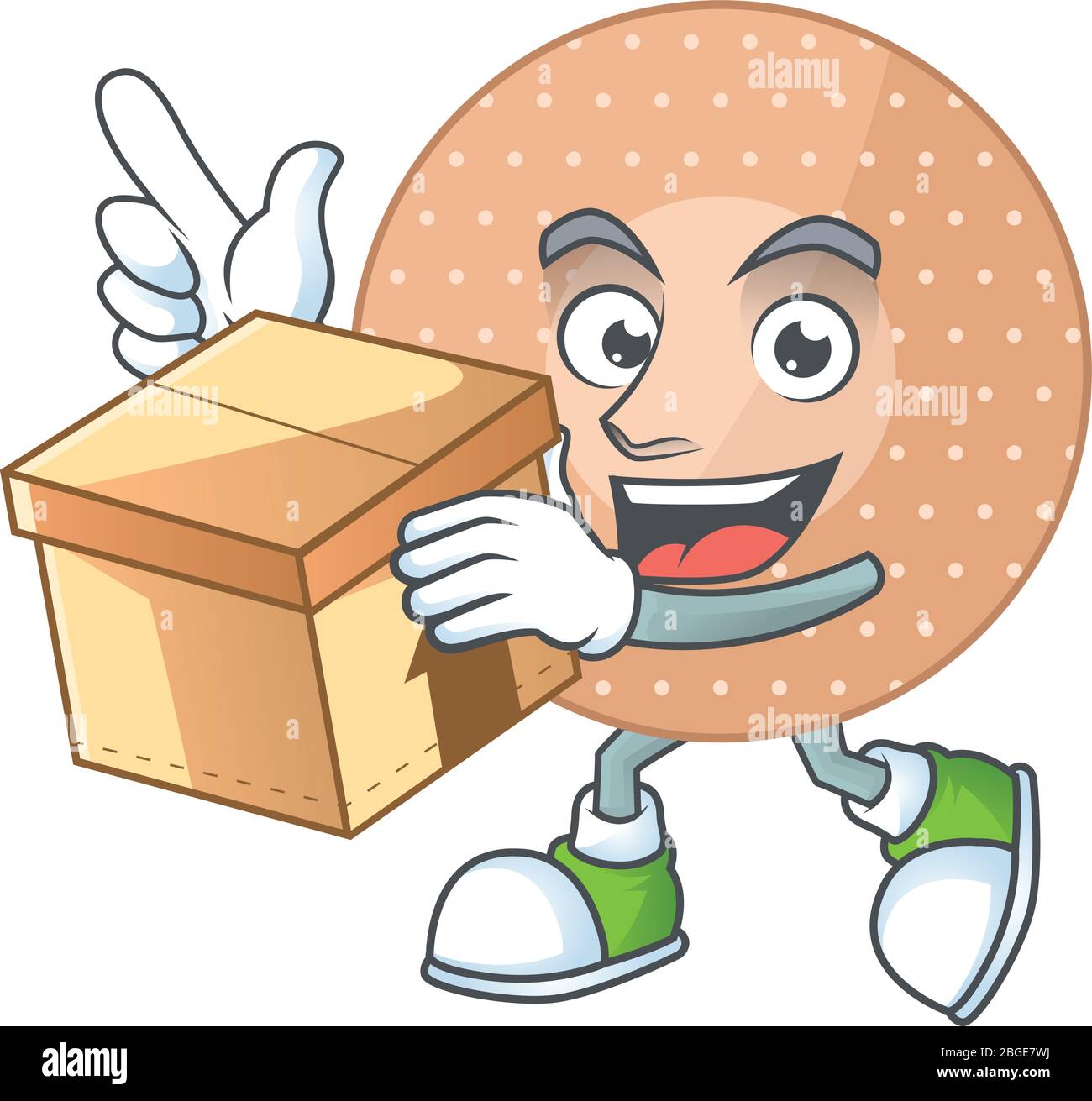 Funny happy patient bandage Stock Vector Images - Alamy