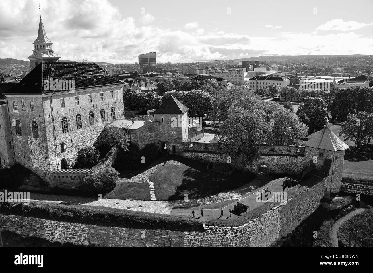 Fortress akershus oslo Black and White Stock Photos & Images - Alamy