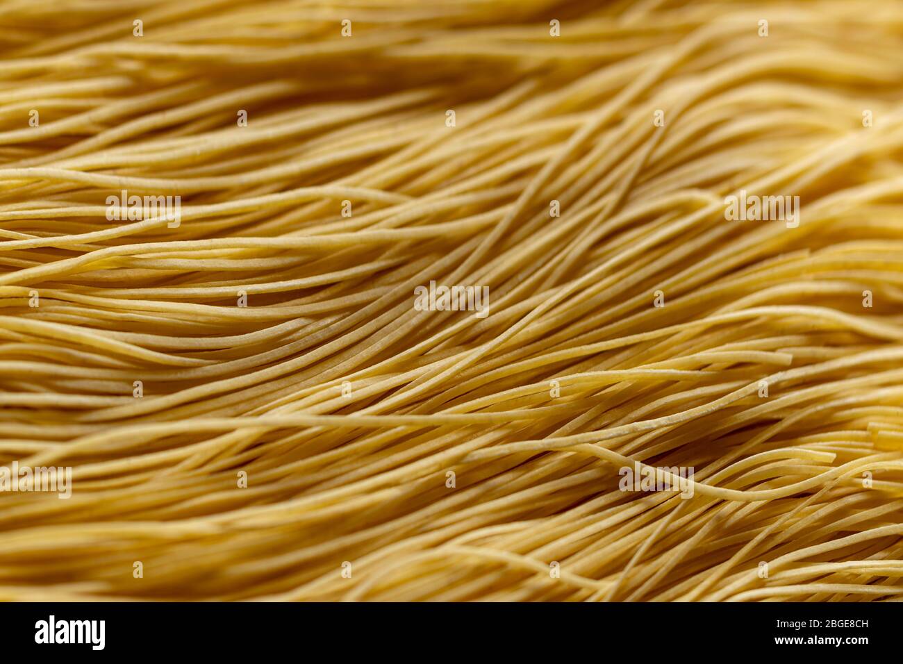 Italian uncooked dry pasta Maccheroncini di Campofilone Stock Photo - Alamy