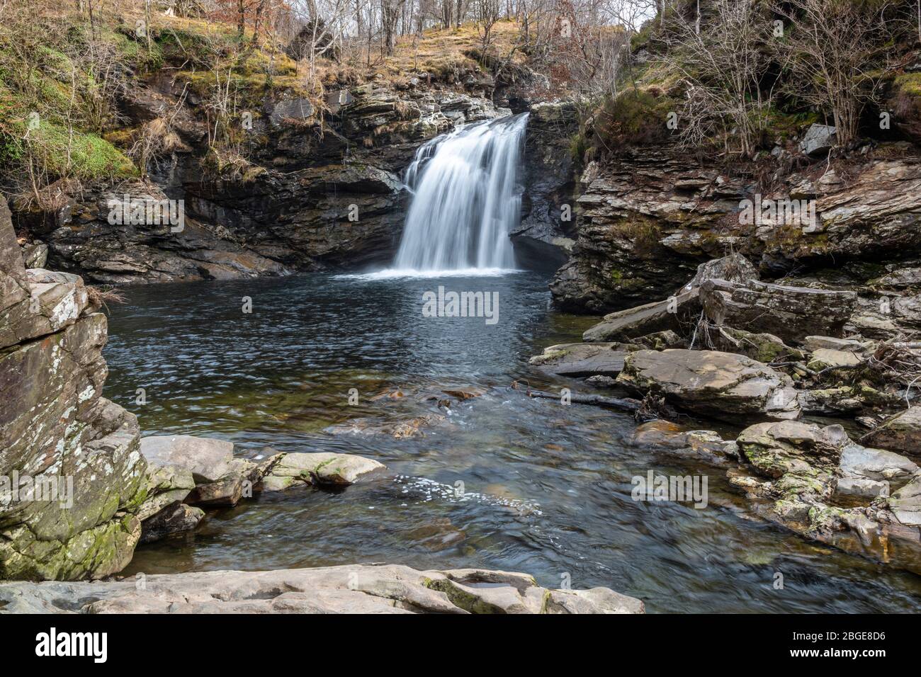 River falloch falls hi-res stock photography and images - Alamy