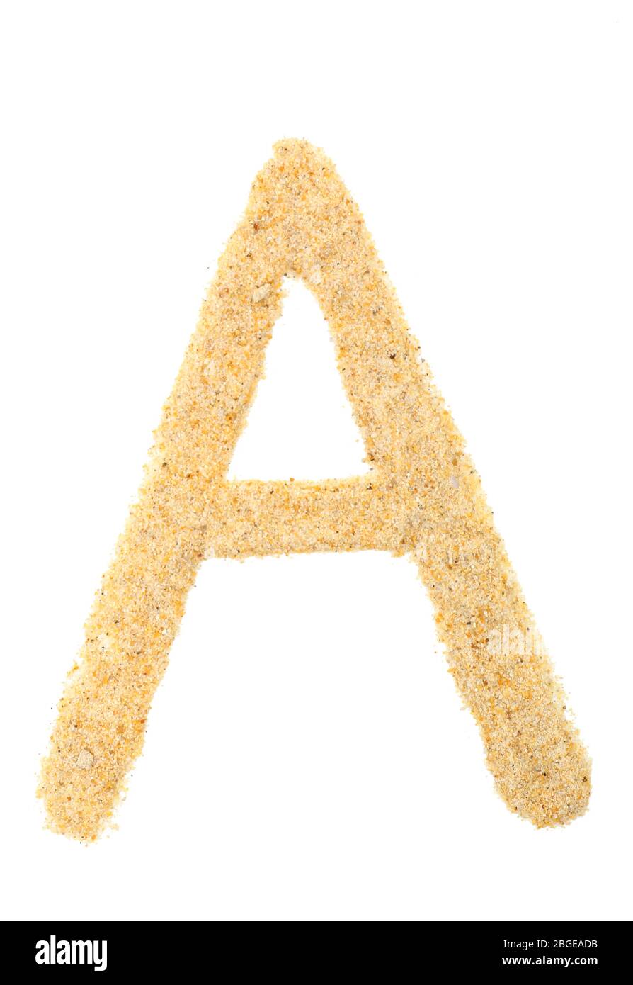 Letter a alphabetical letter Cut Out Stock Images & Pictures - Alamy