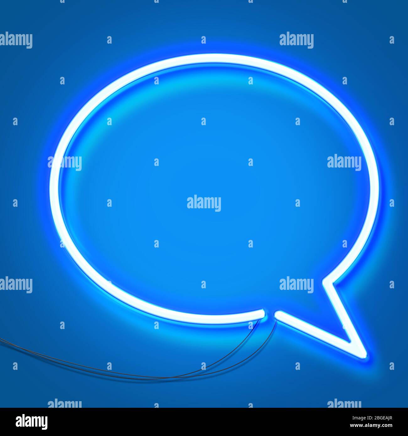 Blue speech bubble hi-res stock photography and images - Alamy
