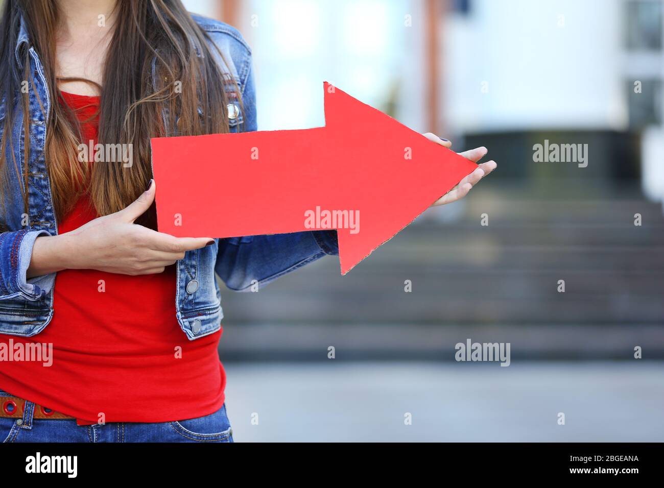 Beautiful girl with pointer outdoors Stock Photo - Alamy