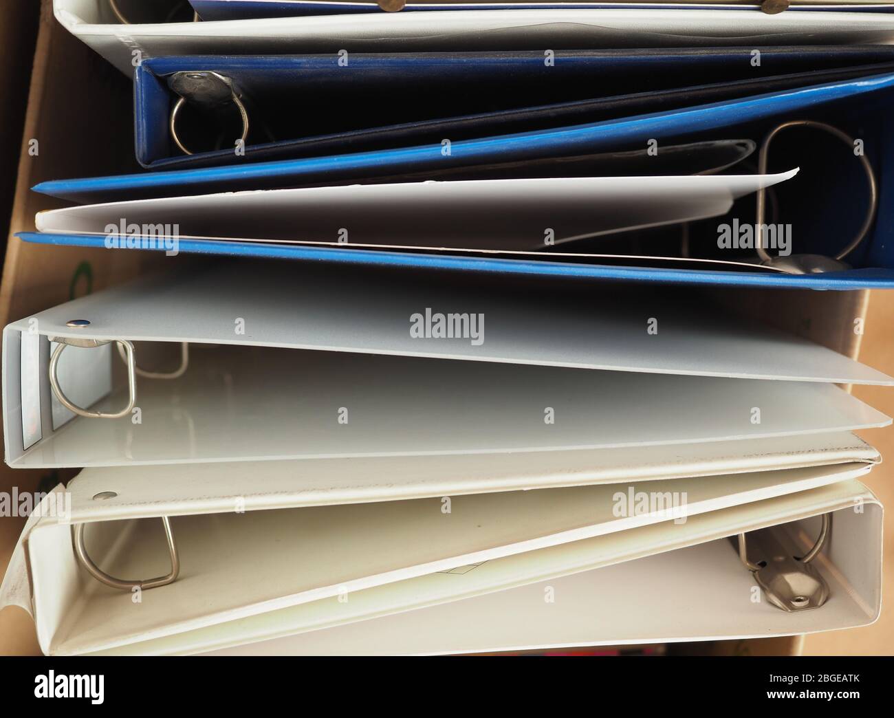 Document binders for A4 sheets of paper Stock Photo - Alamy