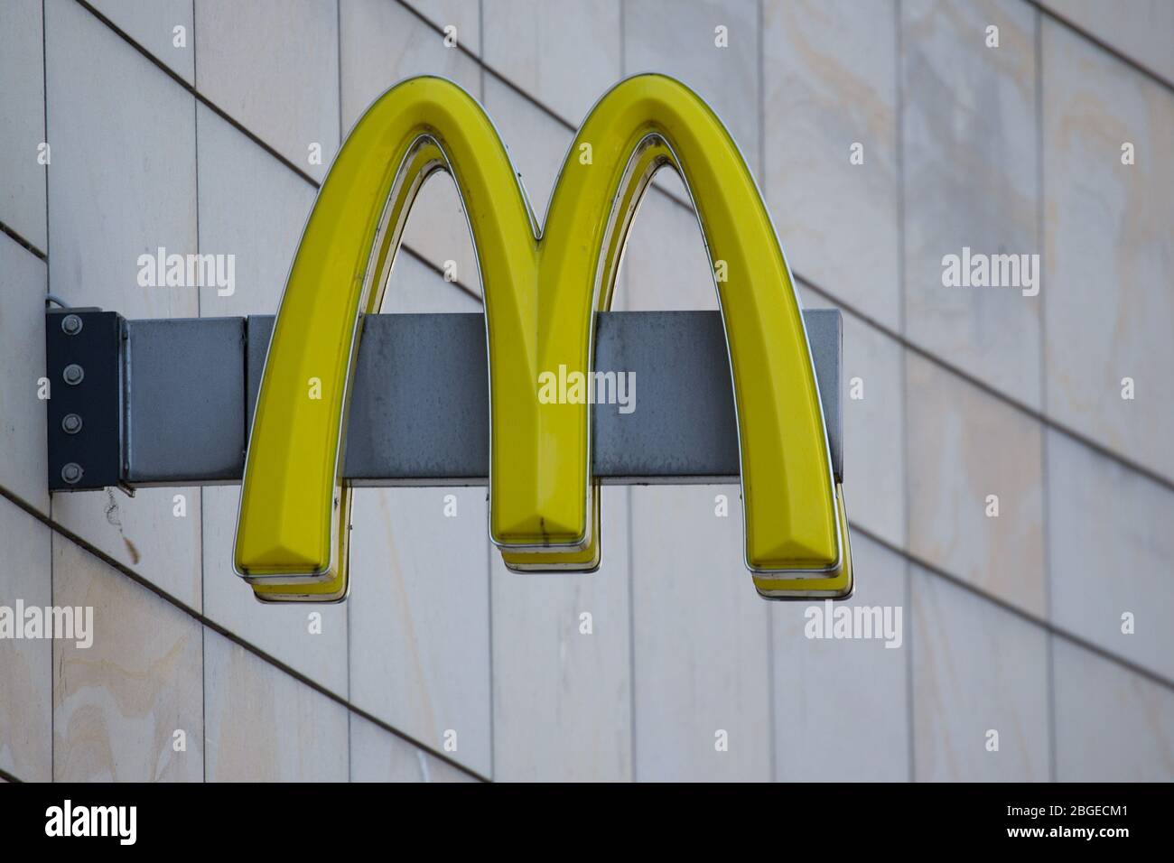 Osnabrueck, Germany 04/19/2020: Icon images - 2020 McDonalds. Lettering ...