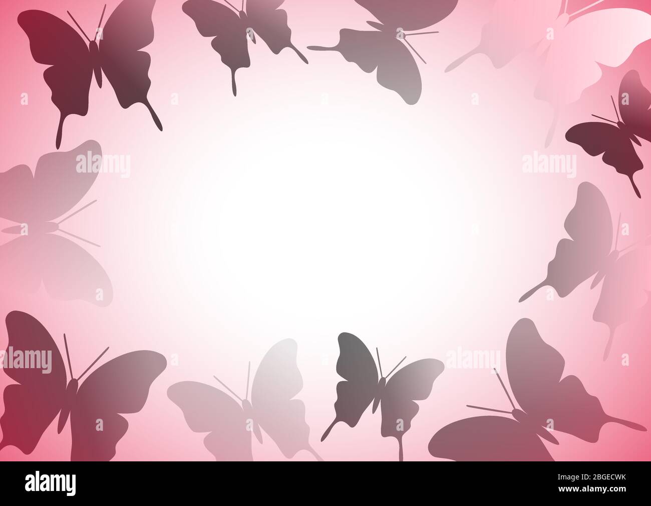 Spring design background. Card for spring season with frame and ...