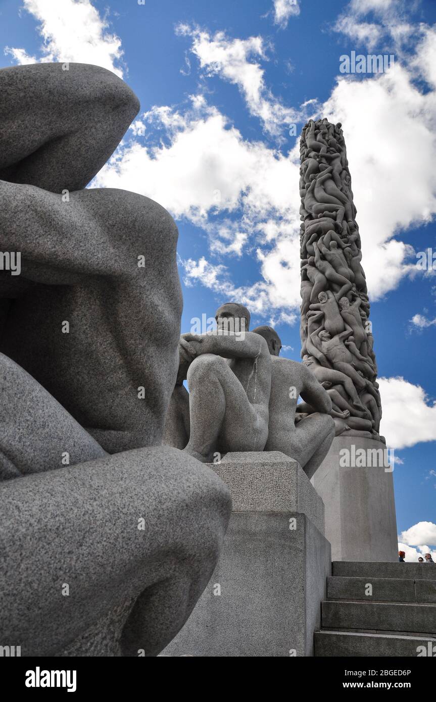 Oslo park frogner gate hi-res stock photography and images - Alamy
