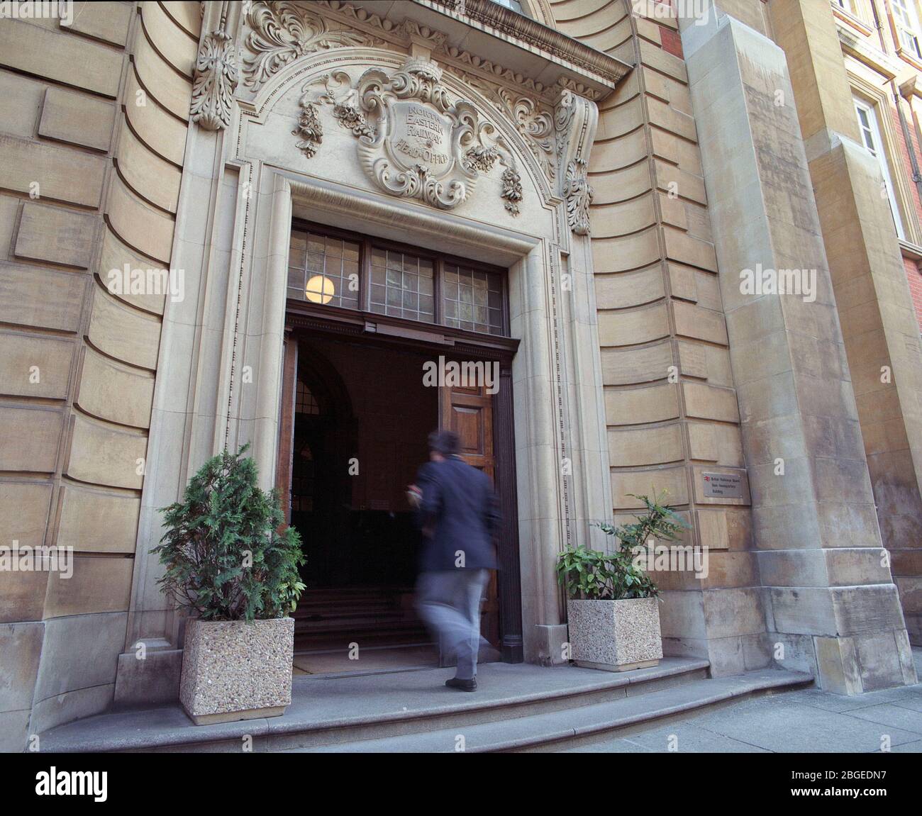 1993, British rail Offices, York, Northern England, UK Stock Photo - Alamy