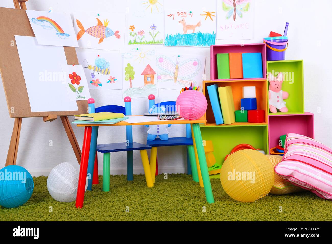 Interior of classroom at school Stock Photo - Alamy