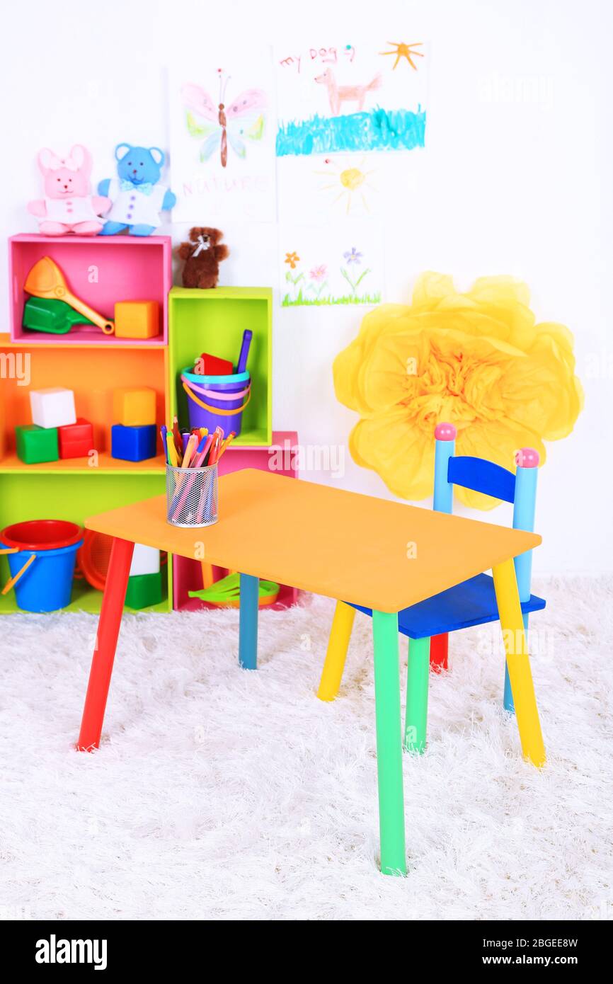 Interior of classroom at school Stock Photo - Alamy