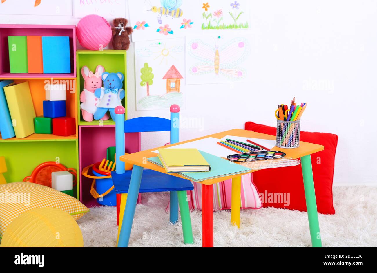 Interior of classroom at school Stock Photo - Alamy