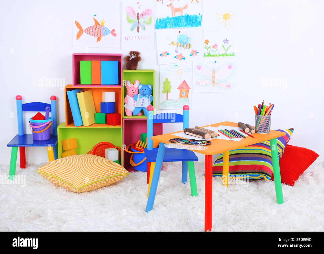 Interior of classroom at school Stock Photo - Alamy